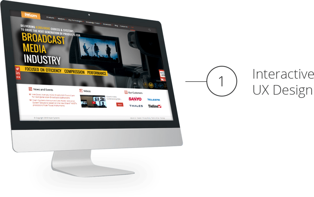 Ittiam systems - Website Designing Development Company Bangalore